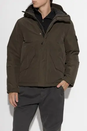 Stone Island Insulated Jacket With Logo Patch
