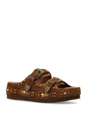 Kurt Geiger Platform Sandals ‘western Buckle