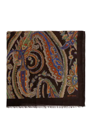 Etro Patterned Scarf - Brown