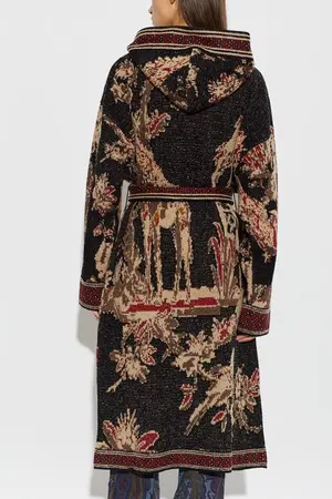 Etro Patterned Cardigan With Belt