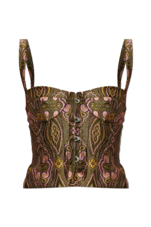 Etro Fitted Patterned Top