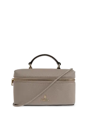 Furla Camelia Micro’ Leather Bag - Beige