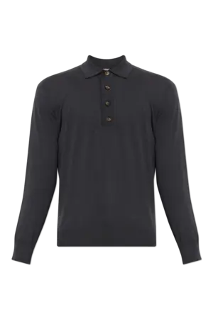 Eleventy Long-sleeve Polo
