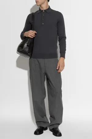 Eleventy Long-sleeve Polo