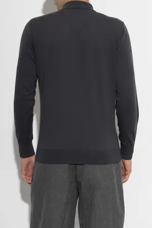 Eleventy Long-sleeve Polo