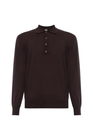 Eleventy Long-sleeve Polo