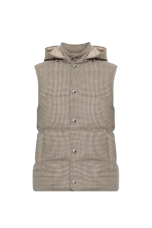 Eleventy Wool Vest - Beige