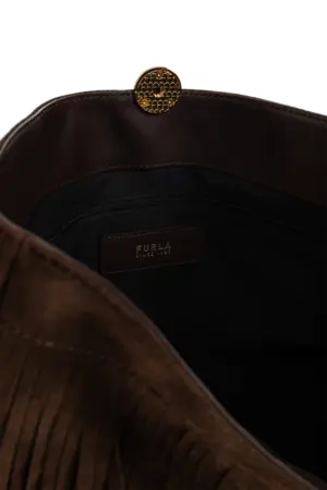 Furla Suede Bag ‘sfera Soft L