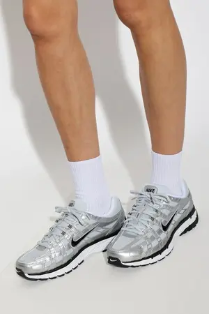 Nike P-6000 Athletic Sneakers - Silver