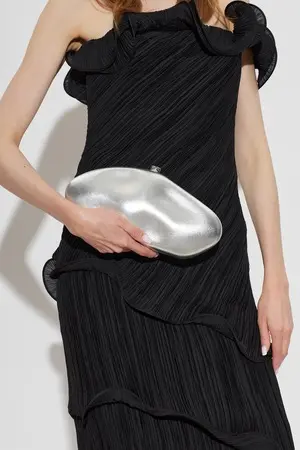 Cult Gaia Leather Clutch ‘the Caldera