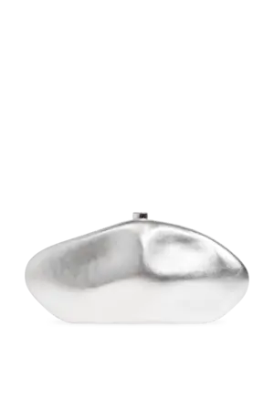 Cult Gaia Leather Clutch ‘the Caldera