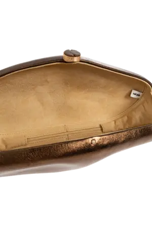 Cult Gaia Leather Clutch ‘the Caldera