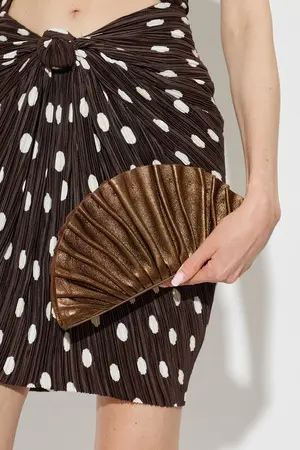 Cult Gaia Leather Clutch Bag ‘nala Mini