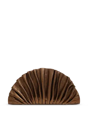 Cult Gaia Leather Clutch Bag ‘nala Mini