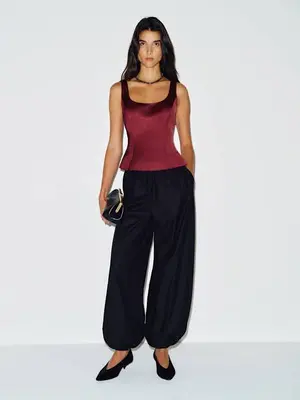 REFORMATION Hetty Top Deep