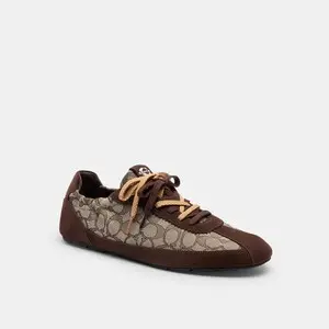 COACH OUTLET Soft Sneaker In Signature Jacquard - Maple/oak