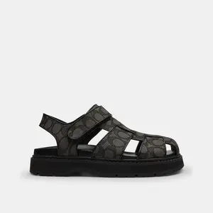 COACH OUTLET Fisherman Sandal In Signature Jacquard