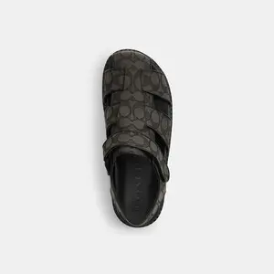 COACH OUTLET Fisherman Sandal In Signature Jacquard