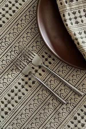 ANCHAL Graphic Block Print Tablecloth