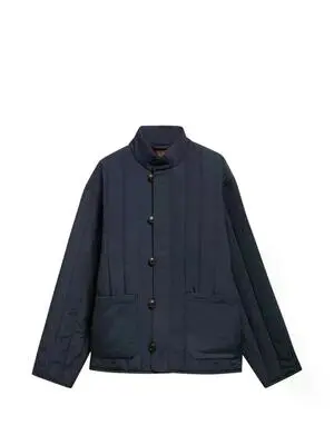 Barbour Quilted High-neck Jacket - Blue
