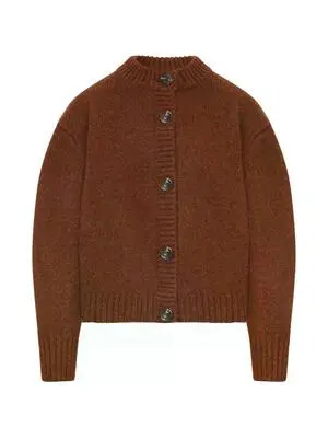 Soeur Leonard Button-up Cardigan - Brown