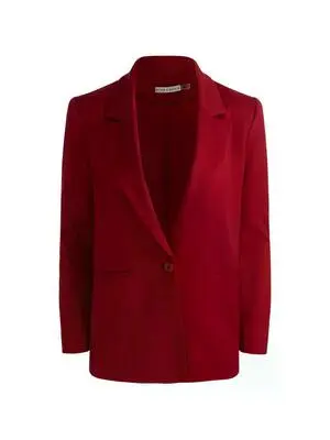 Alice + Olivia Denny Notch-collar Blazer - Red