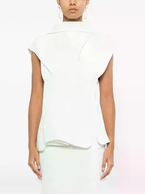 Maticevski Panelled Zip-up Blouse