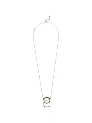 Givenchy G Can Pendant Necklace - Silver