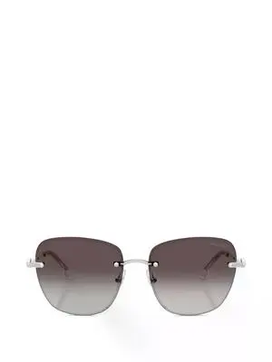 SWAROVSKI Rimless Geometric-frame Sunglasses - Silver