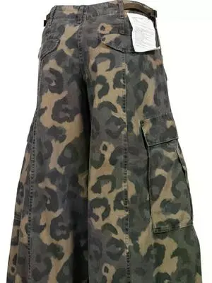 R13 Siouxsie Leopard-print Cargo Pants