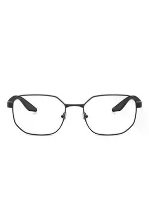 Prada Ps50qv Geometric-frame Glasses - Black
