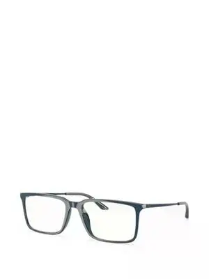 Armani Exchange Rectangle-frame Glasses - Blue