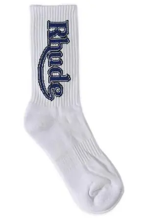 Rhude Vertical Race Track Mini Sock For