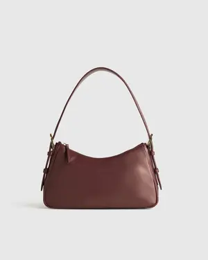 Quince Sutton Small Shoulder Bag - Deep Plum