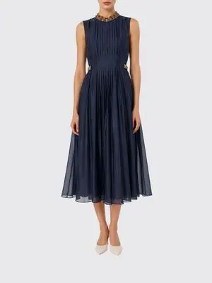Max Mara Off-the-shoulder Pleated Silk-blend Midi Dress For Ceremonies