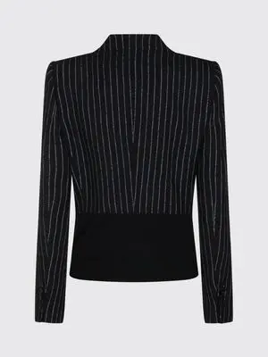 Dolce & Gabbana Slim Fit Pinstriped Wool Single-breasted Blazer With Peak Lapels