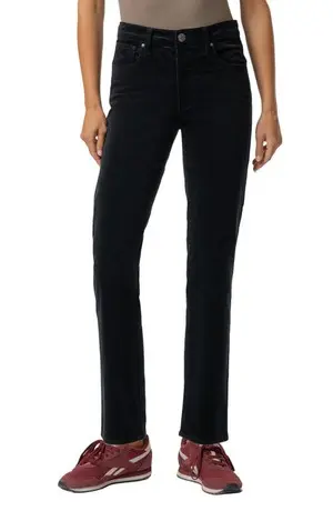 Kut From The Kloth Quinn Slim Straight Leg Corduroy Pants - Black