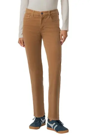 Kut From The Kloth Quinn Slim Straight Leg Corduroy Pants Camel