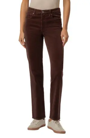 Kut From The Kloth Quinn Slim Straight Leg Corduroy Pants Truffle