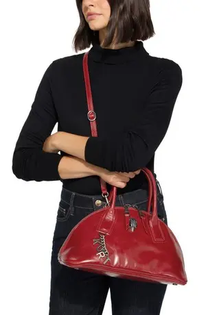 Kurt Geiger Sloane Leather Bowling Handbag
