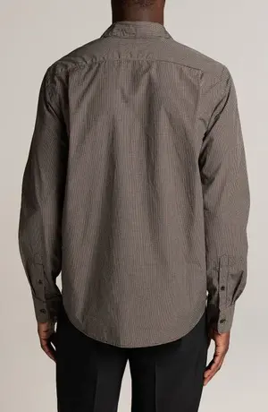 Vince Mcdermott Plaid Long Sleeve Button Up Shirt