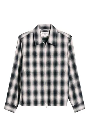 CORRIDOR Zoclao Zip Front Shirt Jacket - Blk