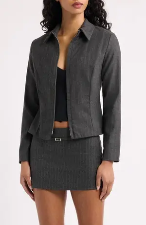 FENERS Delirio Pinstripe Zip Jacket