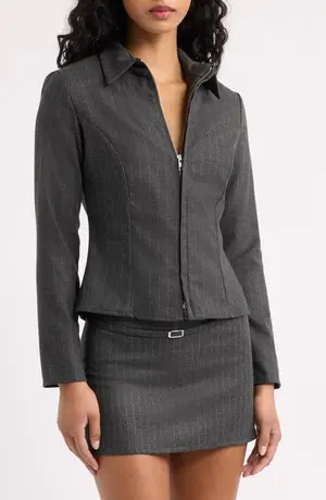 FENERS Delirio Pinstripe Zip Jacket