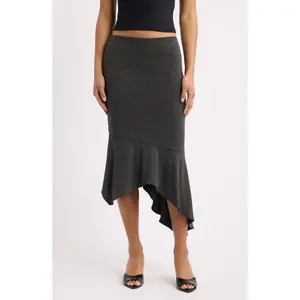 FENERS Amuleto Asymmetric Midi Skirt