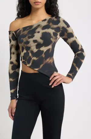 FENERS Mirada Asymmetrical Print Top