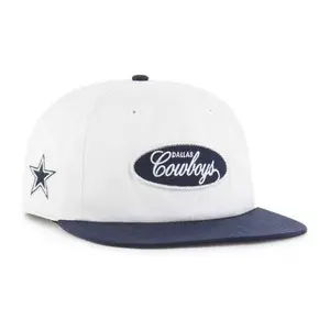'47 47 Dallas Cowboys Foundational Captain Snapback Hat - White