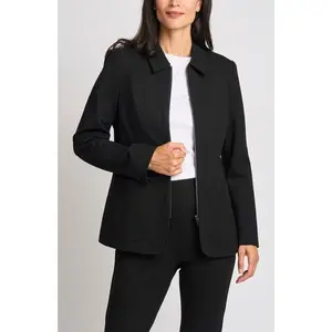 Halogen Double Zip Long Jacket