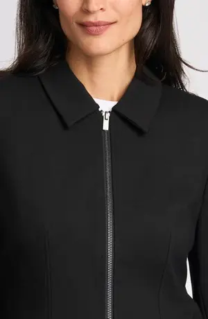 Halogen Double Zip Long Jacket