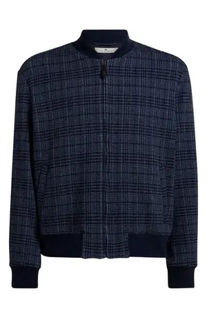 ETRO Classic Plaid Bomber Jacket